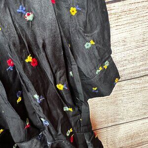 Tuckernuck | Dresses | Tuckernuck Navy Floral Embroidered Dress Xl Long ...